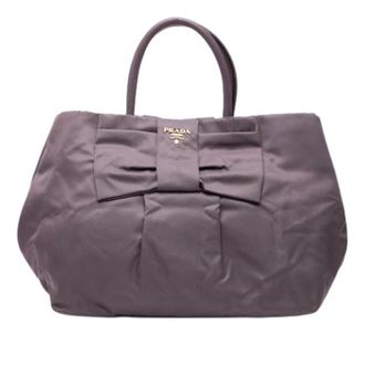 Prada Sac fourre-tout en nylon Pre-owned - Femme - Pre-owned - Violet - Taille: ONE Size