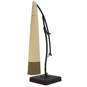 Classic Accessories Veranda Garten Offset Schirm Schutzabdeckung, erhältlich in Farbe Pebble/Bark/Earth, 396cm