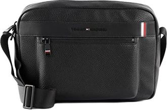 Tommy Hilfiger TH Central Messenger AM0AM10475 pour homme, noir (noir), OS, Noir (noir), One size