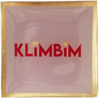Gift Company Love Plates, Glasteller S, Klimbim, rosa, 10x0,8x10cm