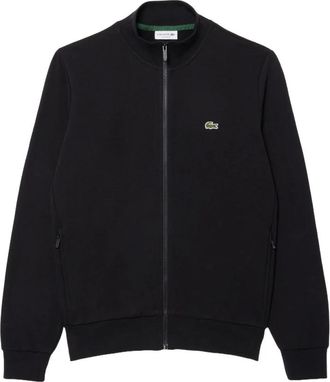 Lacoste Homme, Sweatshirts et sweats &agrave; capuche, Noir, Taille: 3XL SweaT-shirt zipp&eacute; &agrave; col montant en polaire