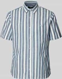 Lerros Slim Fit Freizeithemd mit Logo-Stitching