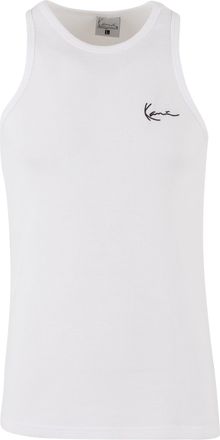 Karl Kani Chest Signature Essential Waffle Tanktop White, XL