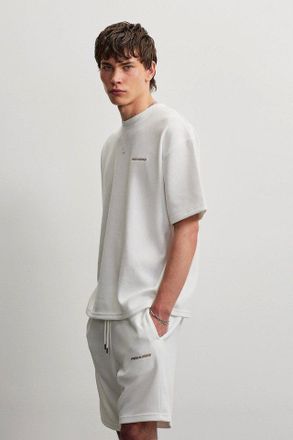 Pegador Rundhalsshirt LAGOS OVERSIZED SOFT RIB TEE Baumwolle, oversize fit