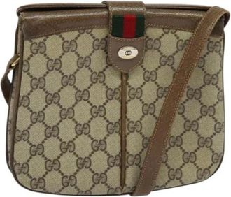 Gucci Pre-owned Cuir sacs-gucci - Femme - Pre-owned - Beige - Taille: ONE Size