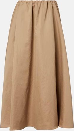 Brunello Cucinelli Midirock aus einem Baumwollgemisch