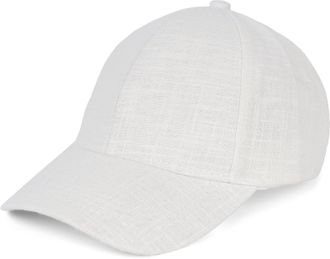 styleBREAKER Unisex Leinen Baseball Cap | Verstellbare 6-Panel Basecap mit gebogenem Schirm | Atmungsaktive Sommer Mütze mit Metallschnalle | Leicht, Bequem & Stil