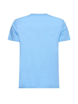 Polo Ralph Lauren Mens Blue Lagoon Jersey Custom Slim-Fit Crewneck T-Shirt Light Cotton T-Shirts And Polos