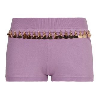 Paco Rabanne Gestrickte Shorts - - Shorts - Damen - Rosa - S