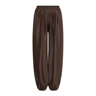 Ichi Ichi, Femme, Pantalons, Brun, Taille: 38 FR IHBalloon Wide Pantalons