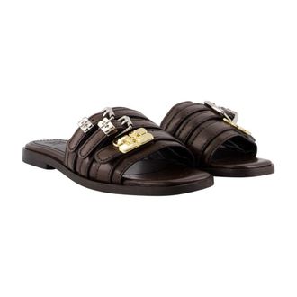 Ganni Womens Sue Sandals Brown Synthetic
