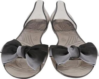 FOMIYES Sandales Plates Femme &agrave; Bout Ouvert Style Poisson Taille 40 Couleur Noir D&eacute;grad&eacute; Semelle Antid&eacute;rapante Confortable Sandales de Plage Respirantes pour 