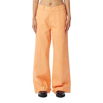 Obey Mila Work Pant - - Trousers - Damen - Orange - W28