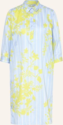 Milano Milano Italy Hemdblusenkleid Mit 3/4-Arm blau