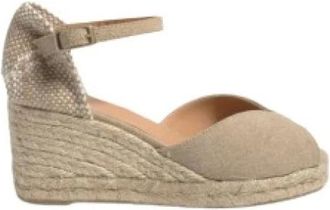 Castaner Femme, Chaussures, Beige, Taille: 40 EU Bianca Wedge Espadrille