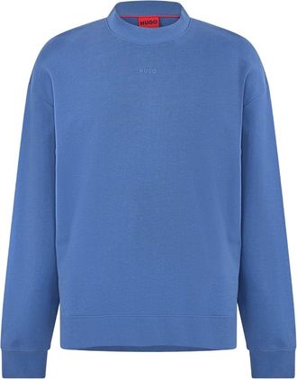 HUGO BOSS Hugo - Sweatshirt f&uuml;r Herren, Baumwolljersey, Leger, leger (Mittelblau)