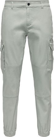 Only & Sons Herren ONSCARTER Life Cargo Cuff 0013 Pant NOOS Cargohose 22028434,Wrought Iron,33W / 32L
