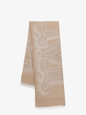 Max Mara Modal, linen and cotton blend scarf - MAX MARA - gender_Woman