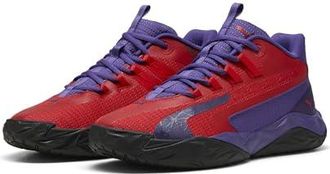 Puma Chaussures de Basketball mi-Hautes Dagger 2 Unisexe 40.5, Team Violet for All Time Red Black Purple