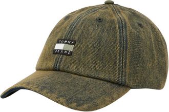 Tommy Jeans unisex, Accessoires, Vert, Taille: ONE Size Heritage Denim Baseball Cap