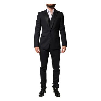 Dolce & Gabbana Herren, Anz&uuml;ge, Schwarzk, XSGr&ouml;&szlig;e