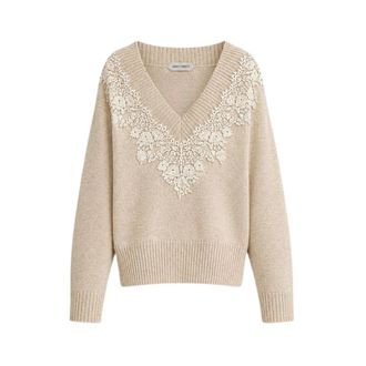 Alberta Ferretti Damen, Strickwaren, Beige, XLGr&ouml;&szlig;e