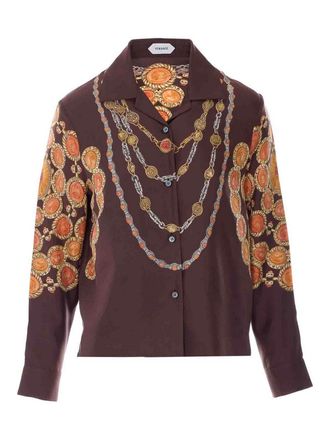 Versace Chemise - Marron