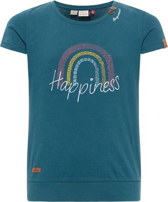 Ragwear RAINBA Print Mädchen T-Shirt Top Kurzarm Rundhals