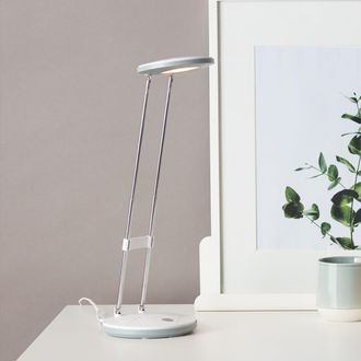 Lightbox h&ouml;henverstellbare LED Tischlampe - Basic Tischleuchte mit schwenkbarem Kopf & Gelenke - Schalter - 24-36 cm H&ouml;he - &Oslash; 12 cm - 3,5 W - 220 lm - 3000 K -