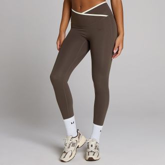 MyProtein MP Damen Tempo Contrast Leggings - Schokolade - XXL