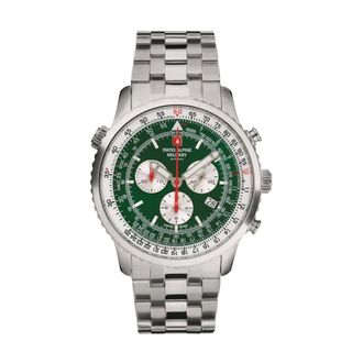 Swiss Alpine Military Montre Chronographe 7078.9134Sa - Homme - Accessoires - Gris - Taille: ONE Size