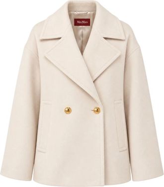 Max Mara Caban Double-Boutonnage - Femme - Manteaux - Beige - Taille: 36 FR