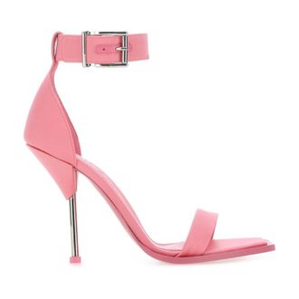 Alexander McQueen Runder Hals gez&uuml;chtet - - Shoes - Damen - Rosa - 39 EU