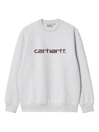 Carhartt Work in Progress sweat &agrave; logo - Gris