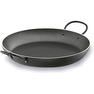 Lacor Lacor 23724 Plat Rond Robust 24 cm Aluminium Anti Adh&eacute;sive, Noir