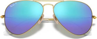 Ray-Ban unisex, Accessoires, Jaune, Taille: 58 MM Aviator Rb3025