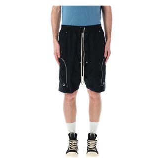 Rick Owens Homme, Shorts, Noir, Taille: S Shorts noirs &agrave; taille &eacute;lastique Bauhaus