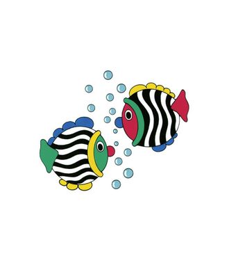 WENKO 212551500 Waschbeckenstöpsel Pluggy XL Fisch Jonathan, Abfluss-Stopfen