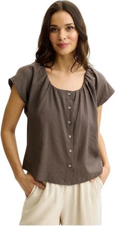 In Front IN Front, Femme, Blouses et Chemises, Brun, Taille: 46 FR Blouses