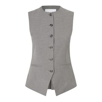 Sams&oslash;e & Sams&oslash;e Saruma Weste - - Jackets - Damen - Grau - S