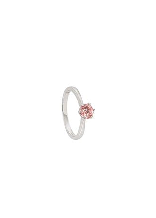 Bespoke Fancy Pink Diamond White Gold Ring