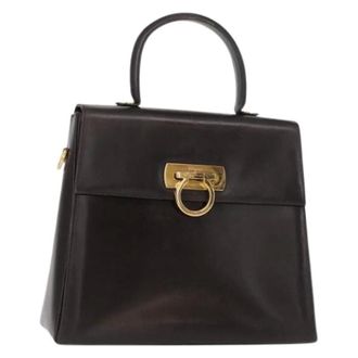 Ferragamo Sac &agrave; main Pre-owned - Femme - Pre-owned - Noir - Taille: ONE Size