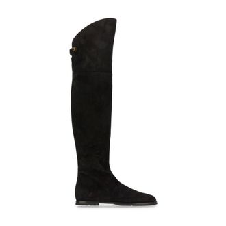 Maisons Skorpios Femme, Chaussures, Noir, Taille: 40 EU Bottes en cuir italien au-dessus du genou