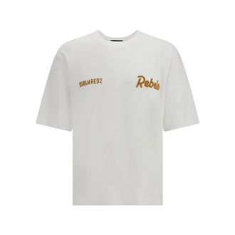 Dsquared2 The Rebels T-shirt - - Tops - Herren - Wei&szlig; - XL