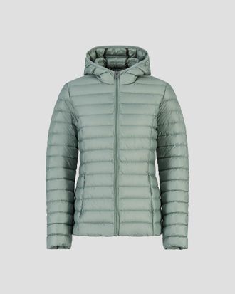 Jott Doudoune l&eacute;g&egrave;re &agrave; capuche Vert min&eacute;ral Cloe - Taille S