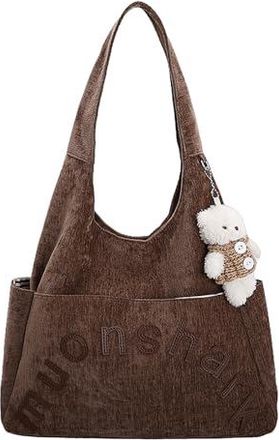 Generic Sac &agrave; bandouli&egrave;re en tissu de grande capacit&eacute; pour femme et fille, sac fourre-tout &agrave; bandouli&egrave;re, sac &agrave; bandouli&egrave;re pour voyage, shopping, travail, us