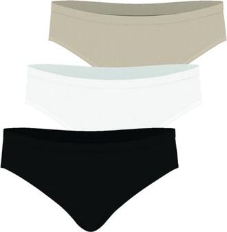 Ath&eacute;na Femme Ecopack L971 Lingerie, Noir/Blanc/Skin, XL EU