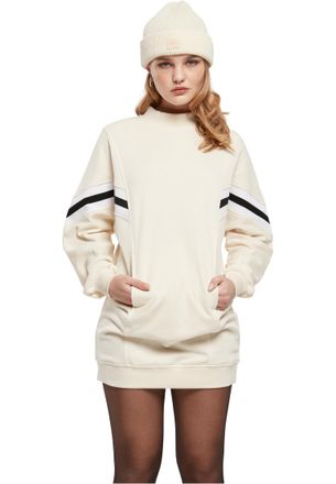 Urban Classics Damen Ladies Oversized College Sweat Dress whitesand, 3XL