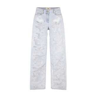 Elisabetta Franchi Gerades Jeans - - Jeans - Damen - Blau - W25