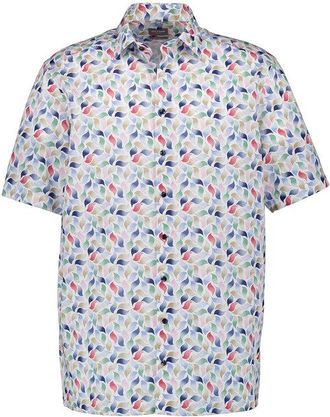 Olymp Herren Kurzarmhemd weiß Baumwolle